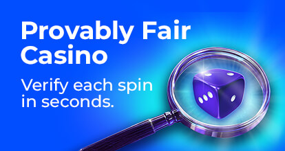 CryptoSlots Casino | Provably Fair Originals & $1M Jackpot